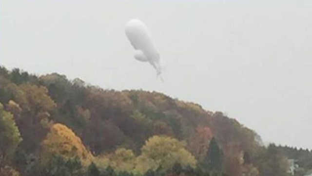 Man who took video of loose blimp speaks out | Fox News Video