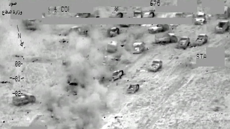 Us Iraqi Strikes Kill At Least 250 Isis Fighters In Iraq Convoys Fox