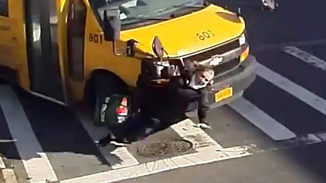 Warning, graphic video: Woman knocked down, run over by bus| Latest ...