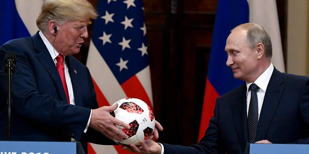Soccer Diplomacy Putin Passes World Cup Ball To Trump Fox News Video