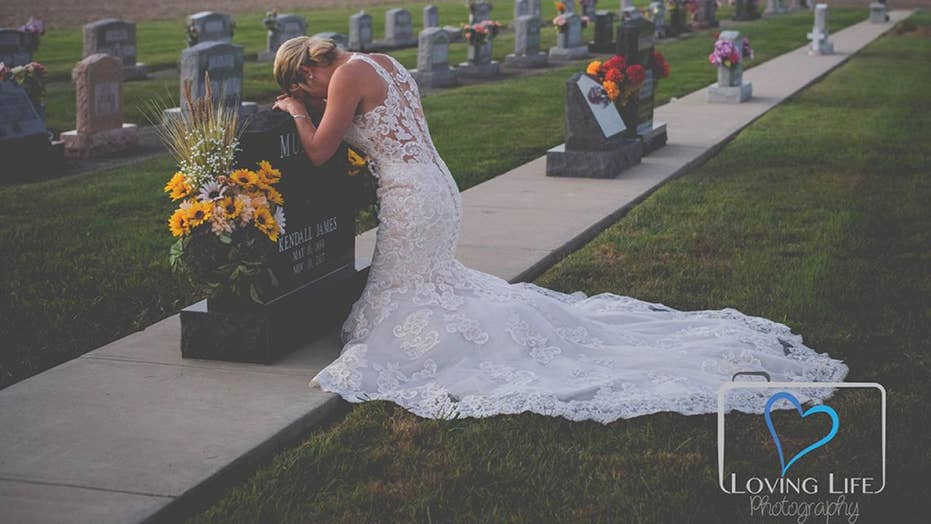 Bride poses for wedding photos alone after alleged drunken driver ... Bride poses for wedding photos alone after alleged drunken driver ...