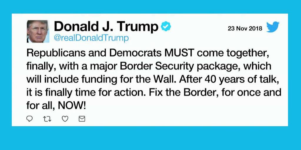 Trump Urges Bipartisan Action On Border Security Fox News Video
