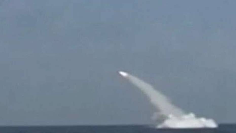 Iran Launches Cruise Missile From Submarine During Drill Fox News