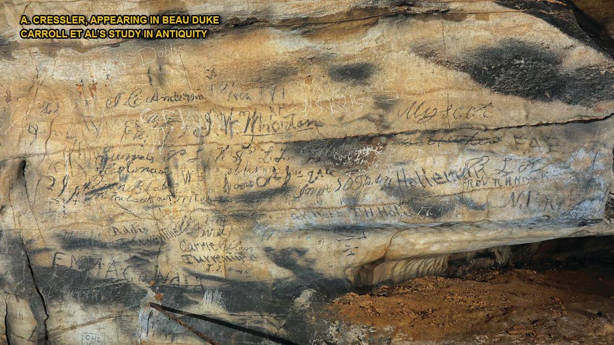 Native American Writing On Rocks