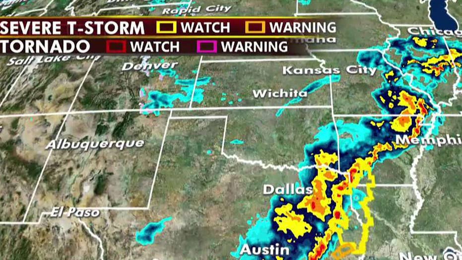 Threat For Severe Storms Shifts To Lower Mississippi River Valley