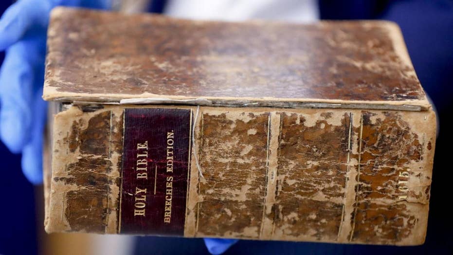 400-year-old Pilgrims Bible stolen from US as part of $8M heist returns ... 400-year-old Pilgrims Bible stolen from US as part of $8M heist returns ...