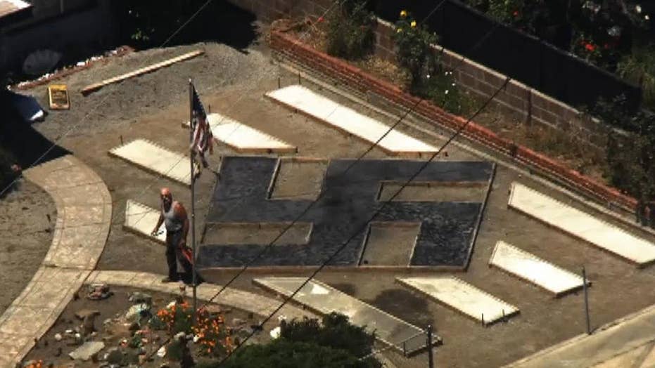 California man claims swastika lawn display is ‘Tibet symbol’ amid ... California man claims swastika lawn display is ‘Tibet symbol’ amid ...