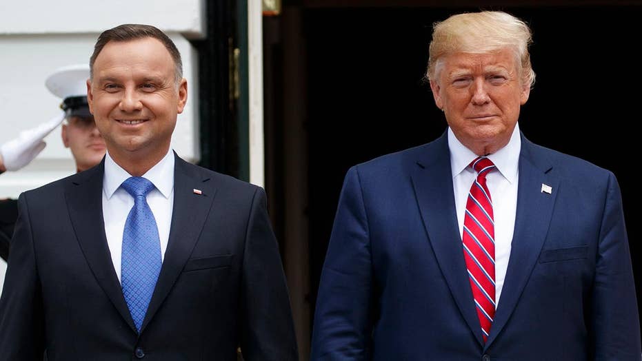 Trump, Duda sign agreement to send 1,000 more US troops to Poland | Fox ...