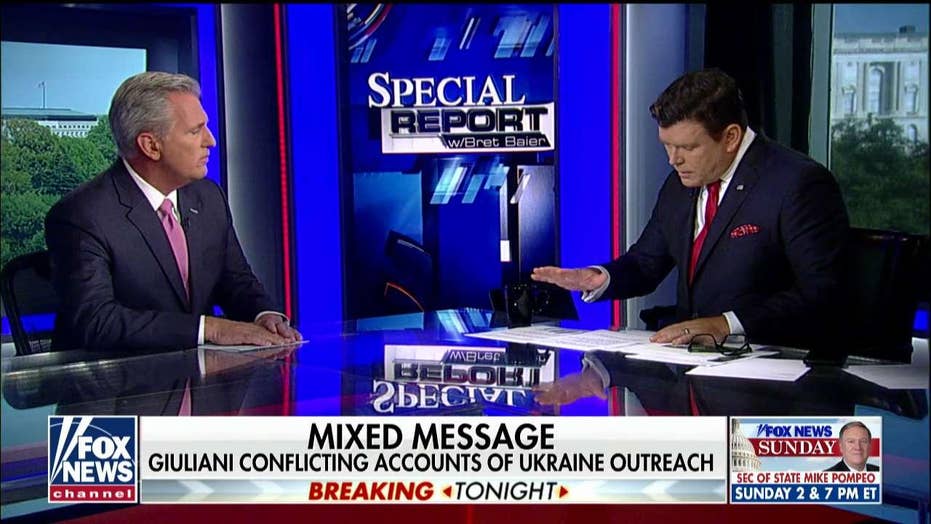 House Minority Leader McCarthy defends Trump in wake of Ukraine report ... House Minority Leader McCarthy defends Trump in wake of Ukraine report ...