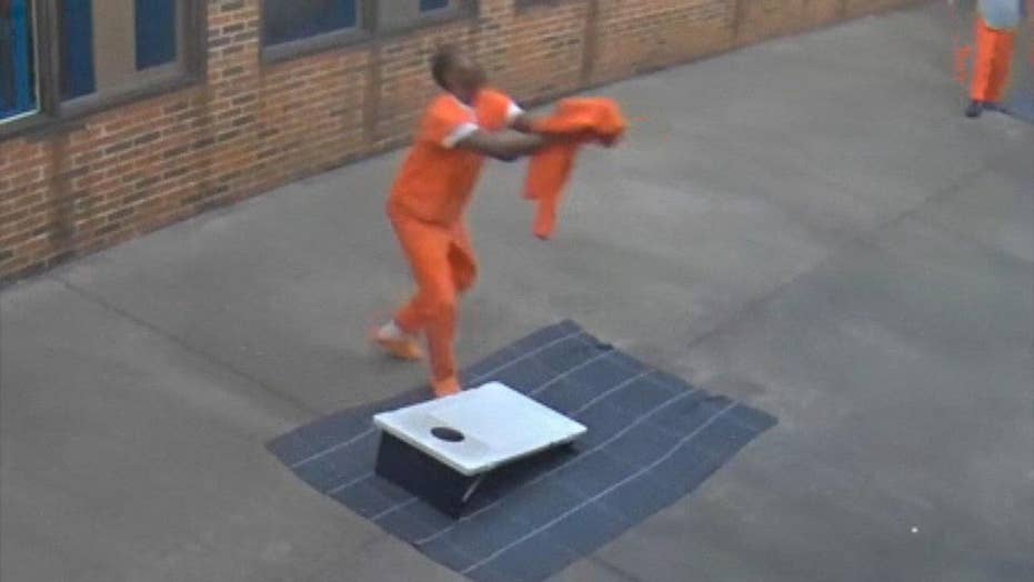 Ohio Jail Video Shows Moment Drone Drops Off Phone Drugs To Inmate