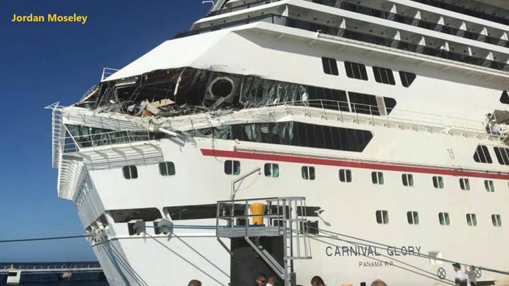 Carnival Cruise Ships Collide At Port In Mexico Six Minor Injuries Reported Fox News