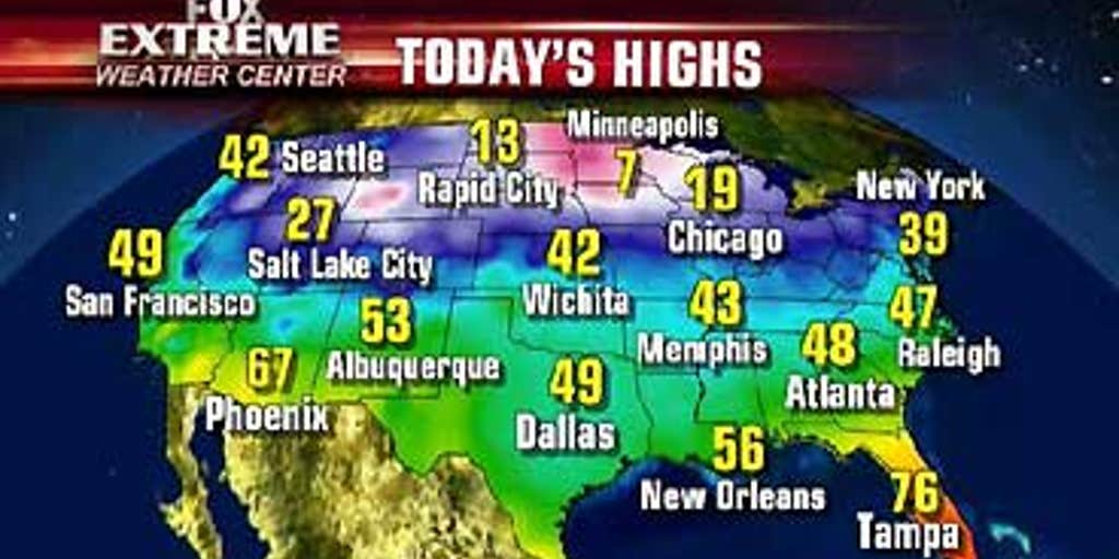 FOX Weather Forecast 1/23 | Fox News Video