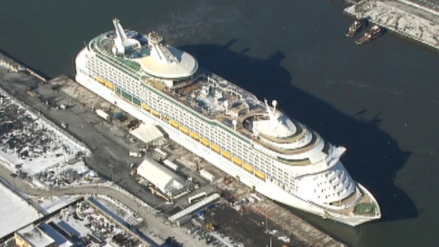 Cruise ship with 700 sick passengers docks in NJ | Fox News Video