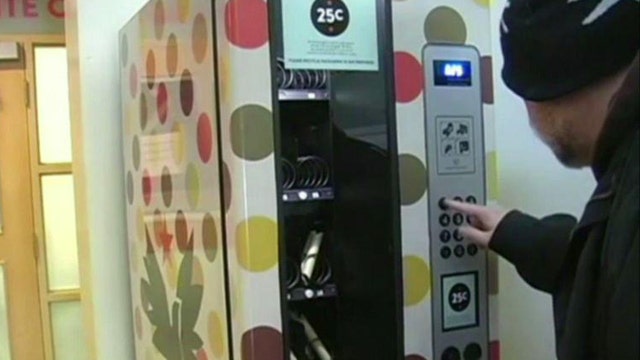 Crack pipe vending machines installed in Vancouver | Fox News Video