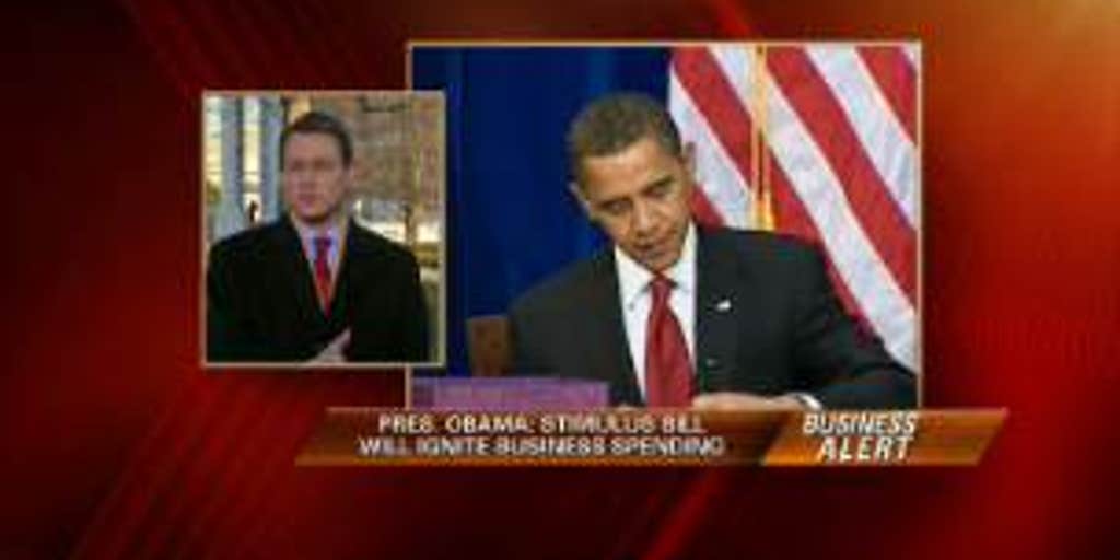 President Obama Signs Stimulus Bill | Fox Business Video