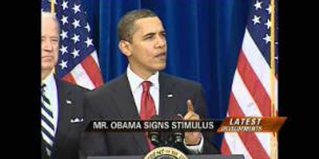 President Obama Signs Stimulus | Fox Business Video