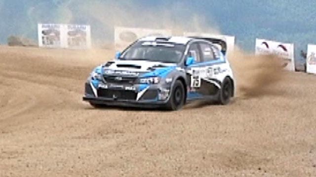 Rally cars fly at "Race to the Clouds" | Fox News