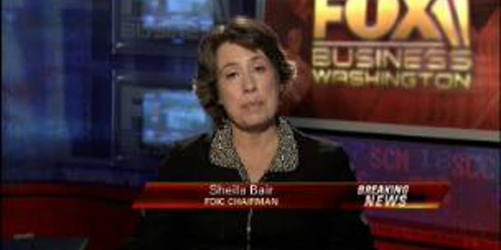 FDIC Chair on WaMu and Banking System | Fox Business Video