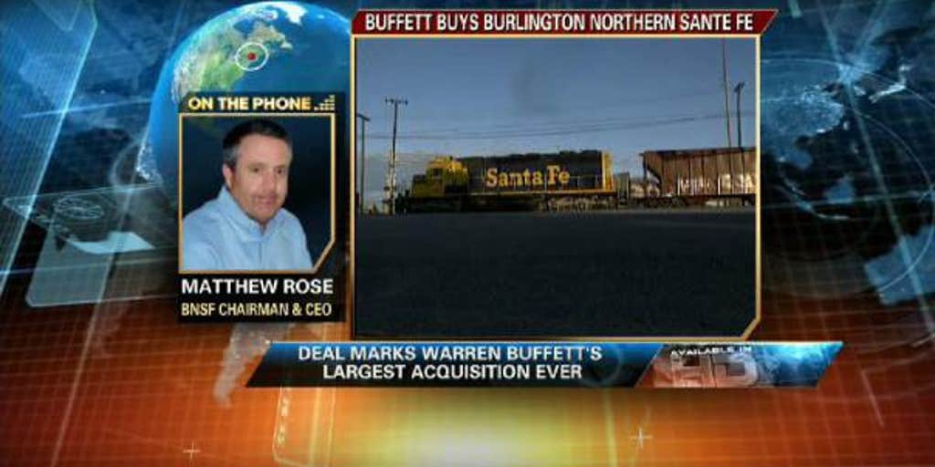 Burlington Northern CEO on Buffett Deal | Fox Business Video