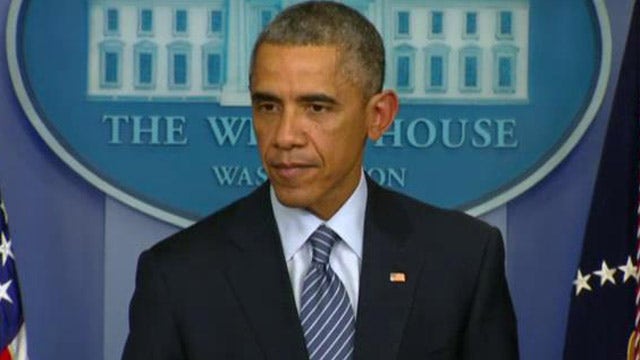 Obama joins Brown Family in urging peaceful protests | Fox News Video