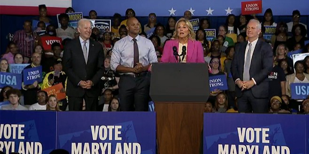 WATCH LIVE: Biden joins Maryland Dem candidates for a rally on Election ...