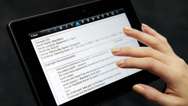 RIM Launches New Line of PlayBook Tablets | Fox Business