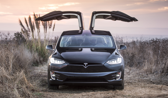 Tesla falcon wing door store