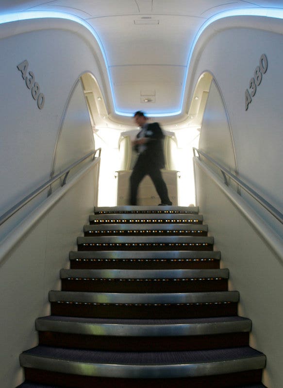 Exclusive: Airbus may ditch A380's grand staircase as sales tumble ...