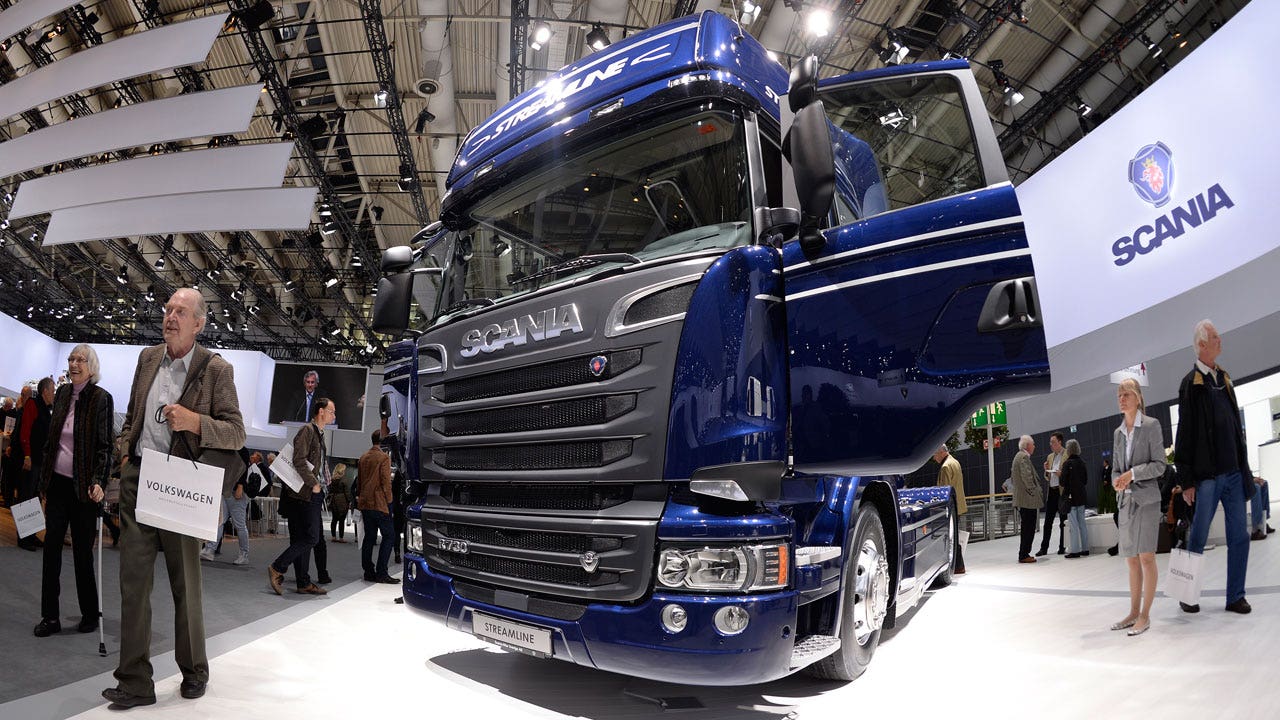 VW truck maker Scania hit with $1 billion fine for price fixing | Fox ...