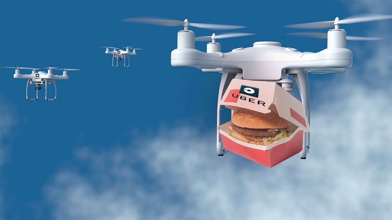 Uber to deliver flying burgers via a drone as soon as 2021 Fox Business