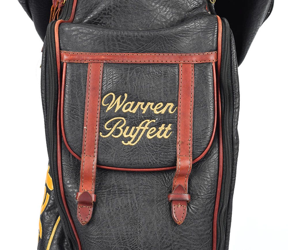 Warren Buffett's personal golf club set nets nearly $40,000 at auction ...