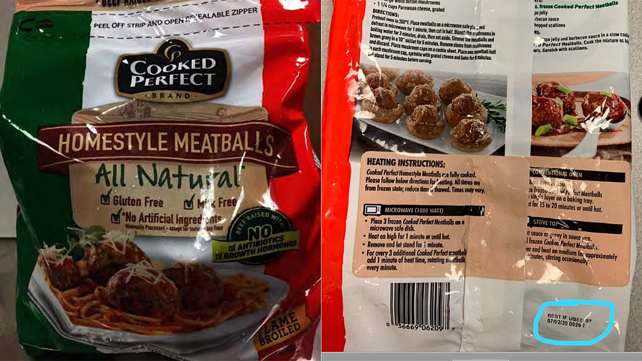 More than 53K pounds of frozen meatballs recalled over undeclared ...
