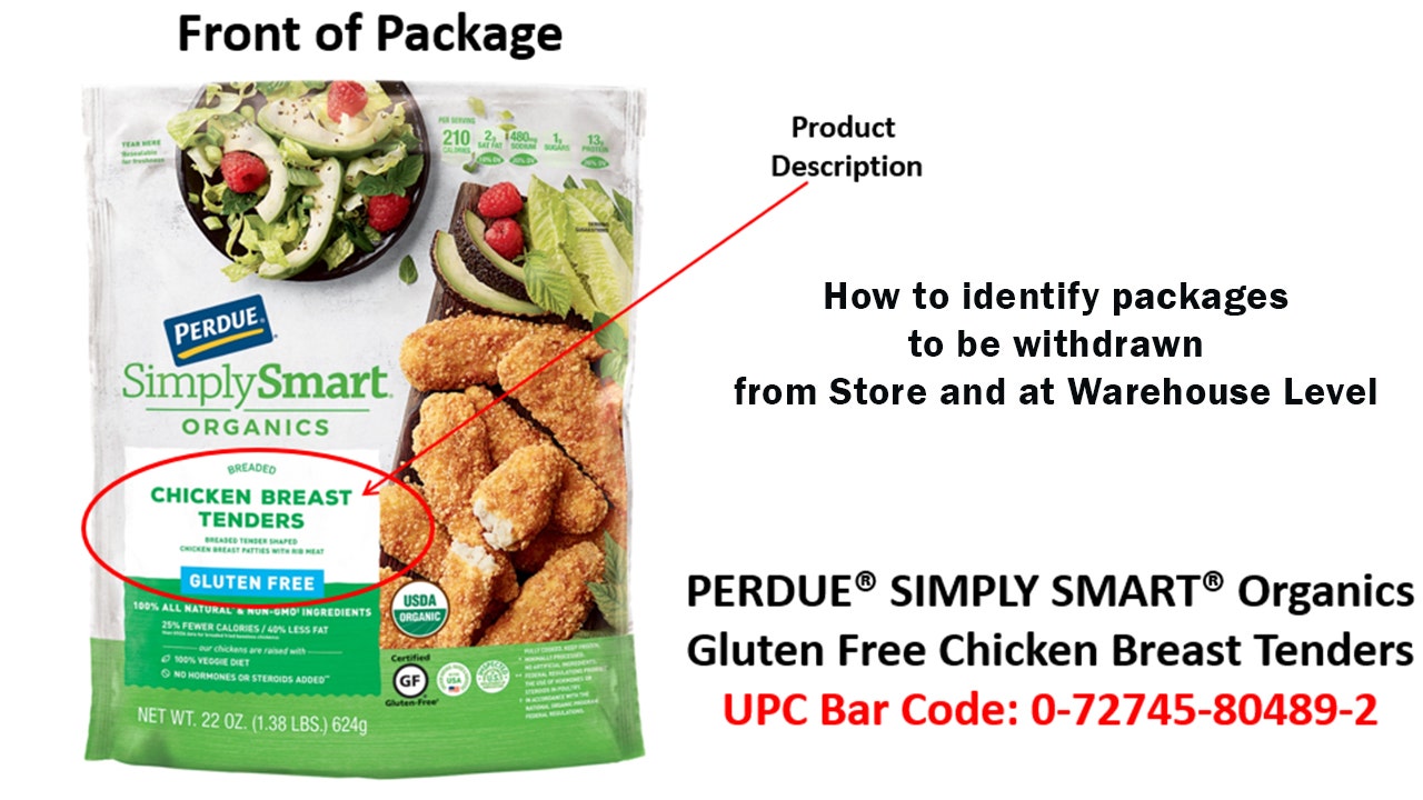 Perdue recalls 495 pounds of chicken over undeclared allergens | Fox ...