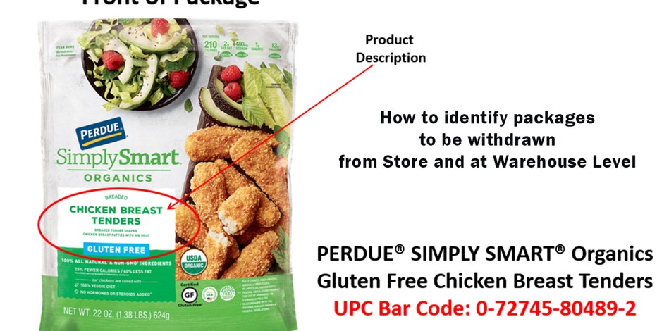 Perdue recalls 495 pounds of chicken over undeclared allergens | Fox ...