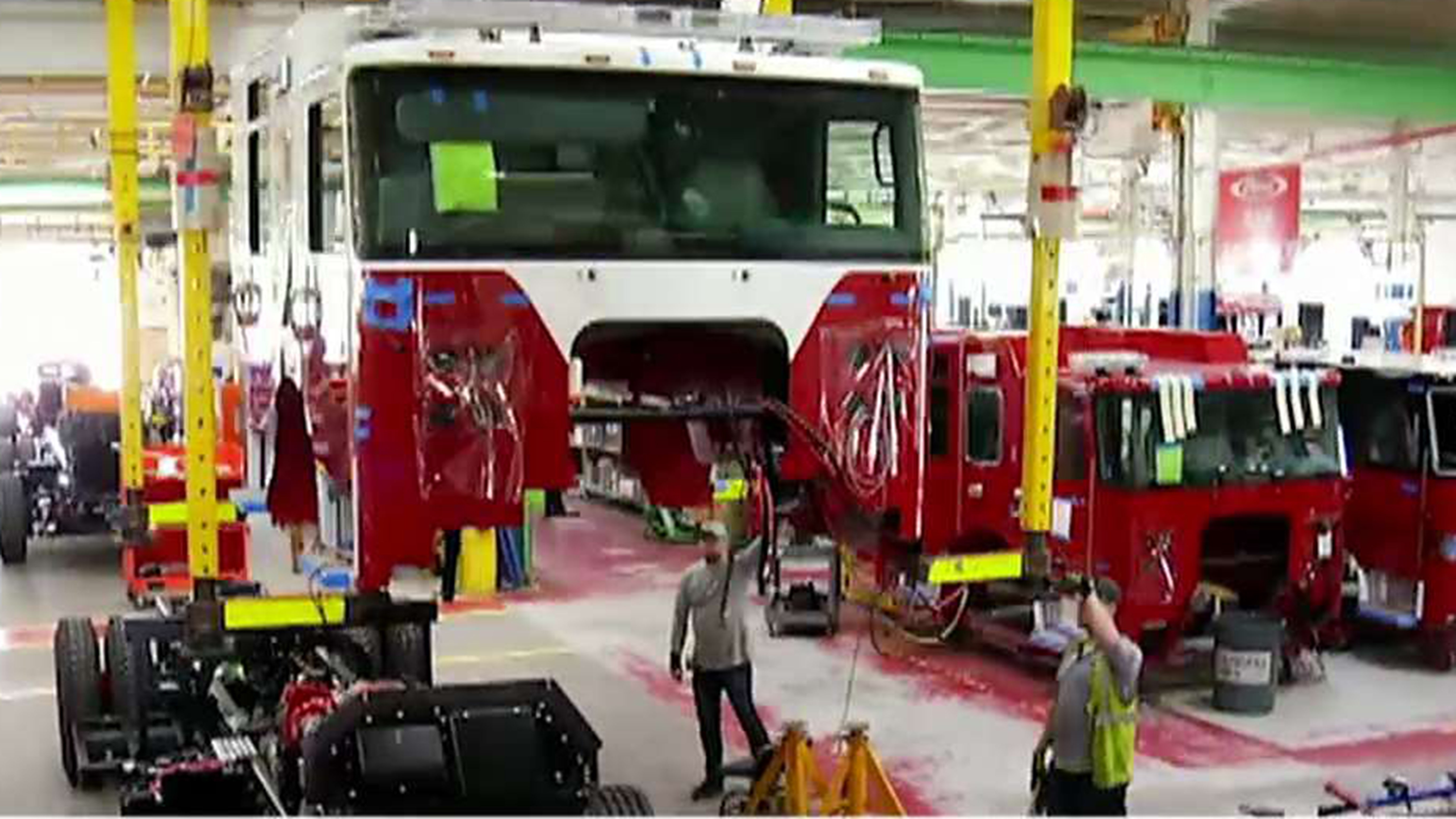 Firefighters flock to US manufacturer for custom-made fire trucks | Fox ...