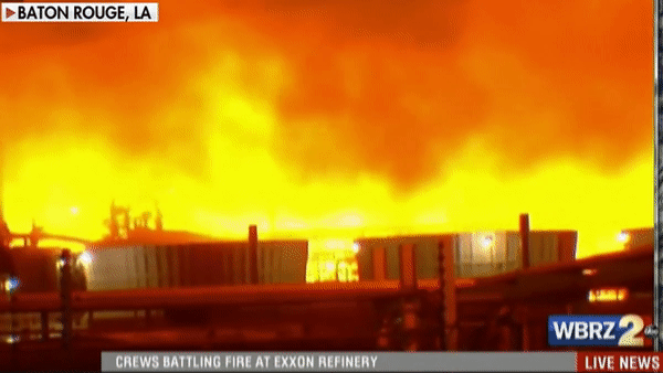 Louisiana ExxonMobil facility erupts in flames | Fox Business