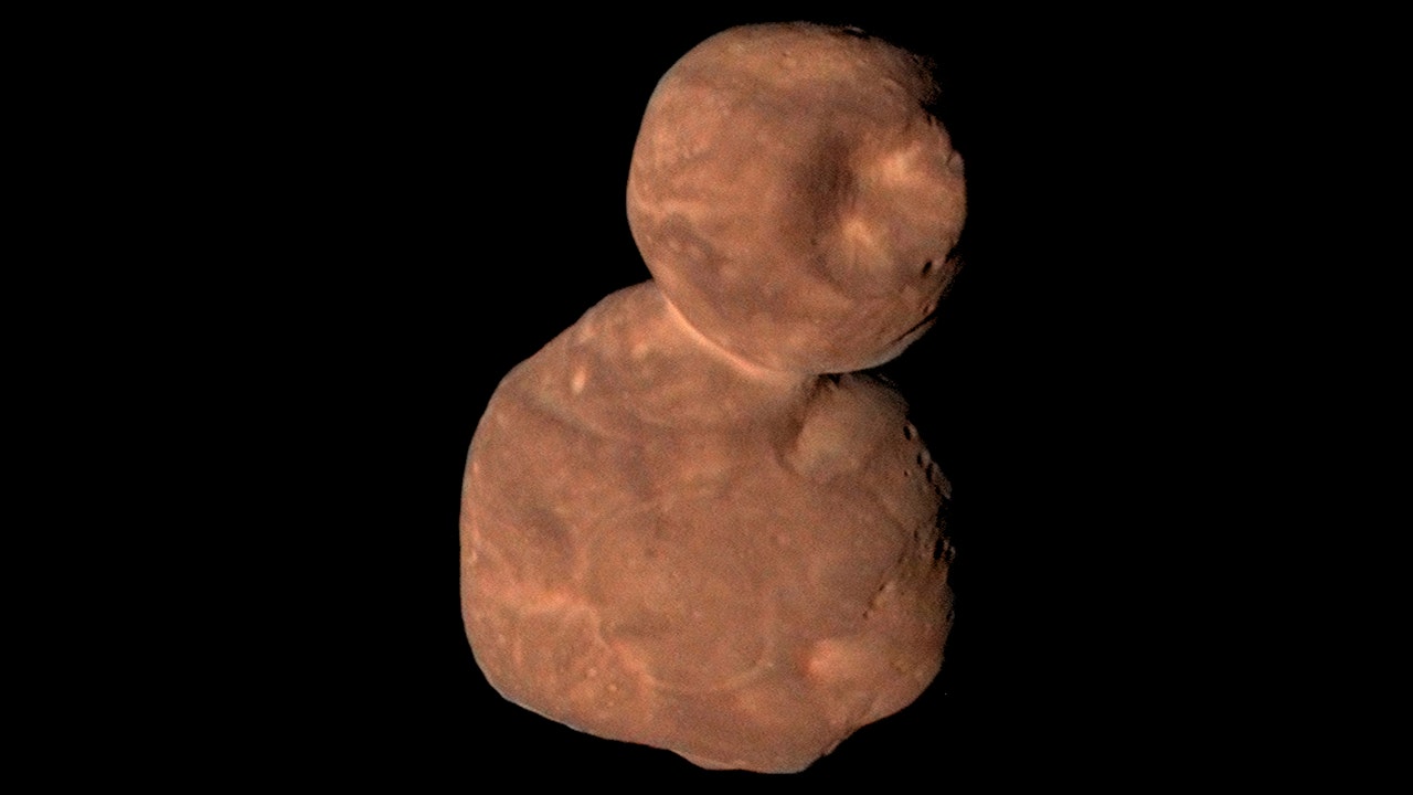 NASA’s recently discovered ‘space snowman’ has no water, few craters ...