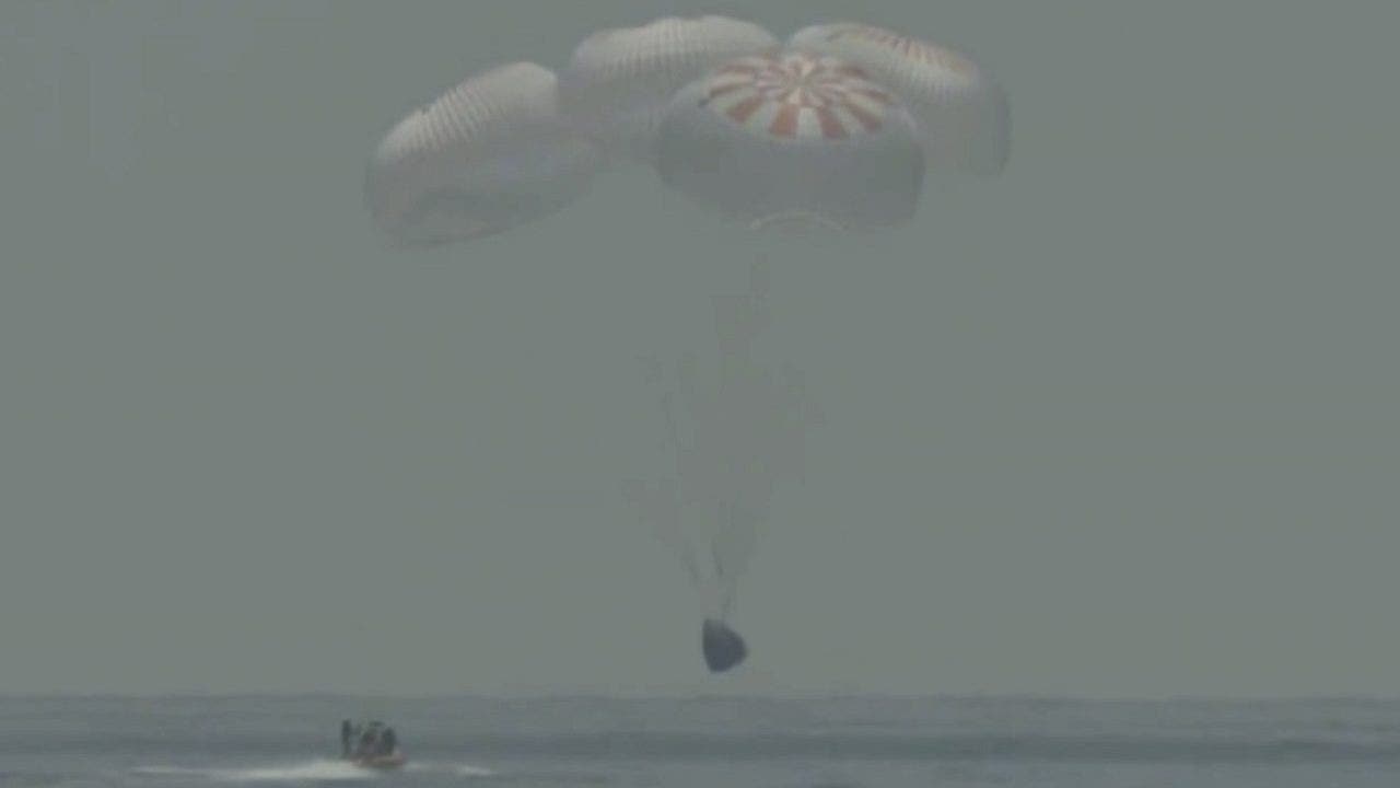 SpaceX capsule and NASA crew make 1st splashdown in 45 years | Fox Business
