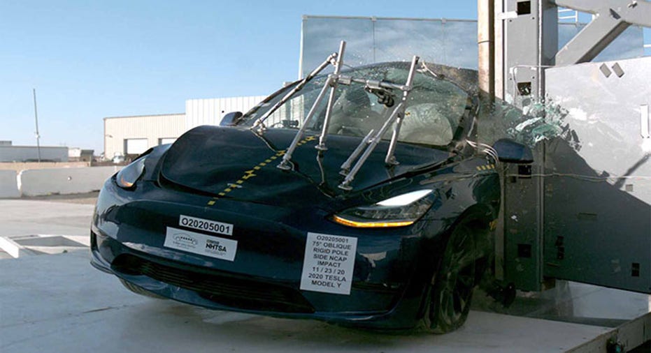 Tesla s Model Y wins 5 star safety rating from NHTSA Fox Business