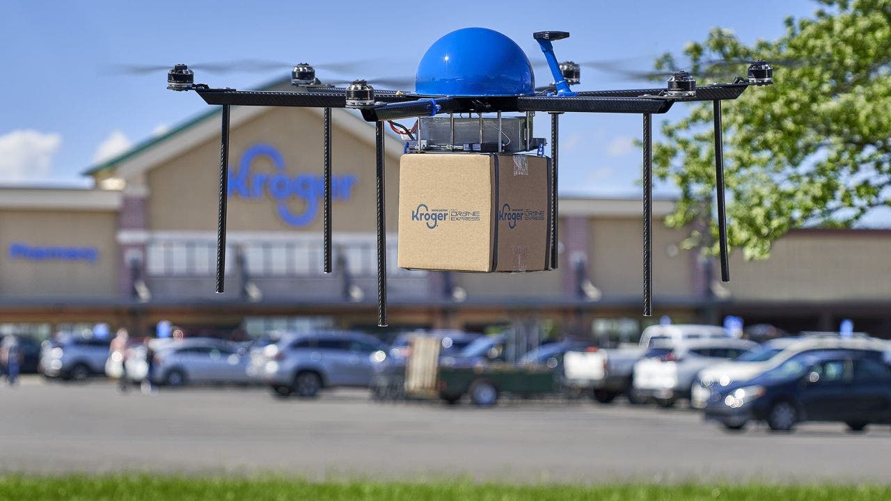 Kroger testing drone delivery service for small groceries, items in ...
