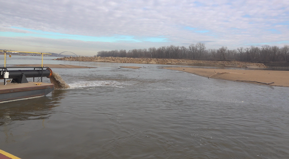 Mississippi River dredging makes supply transport possible amid ongoing ...