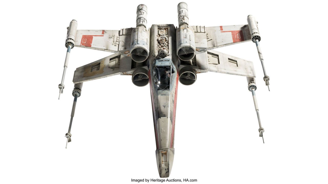 ‘Star Wars’ X-wing model used in movie sells for more than $3 million ...