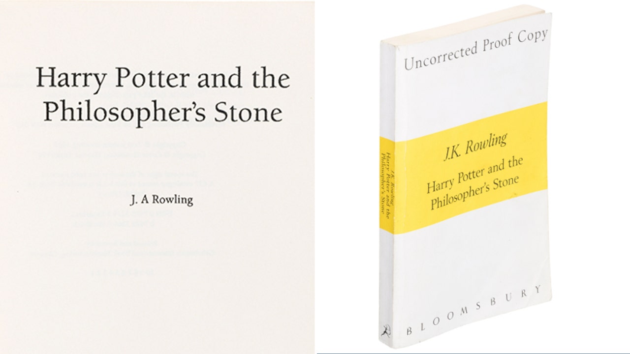 'Harry Potter' book proof with rare misspelling heads to Texas auction ...