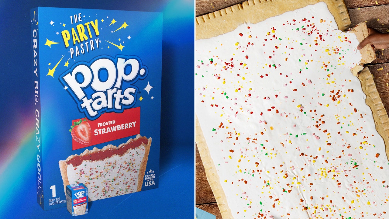 Pop-Tarts are going giant with limited edition 'Party Pastry,' serves ...