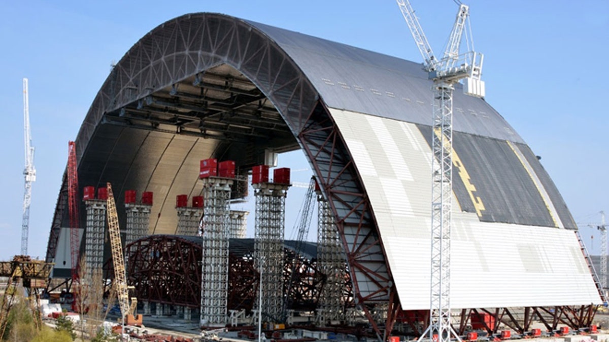 Chernobyl Sarcophagus Crumbling