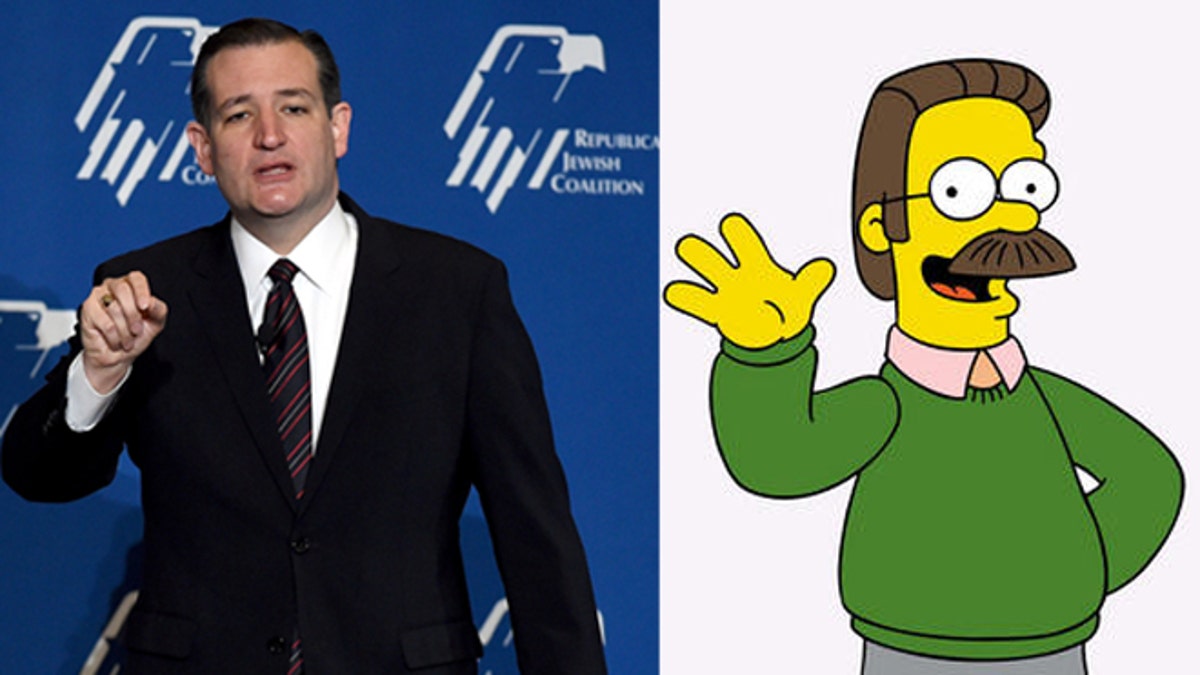 'Hey, diddly-ho!' Ted Cruz 'auditions' for role on 'The Simpsons' | Fox ...