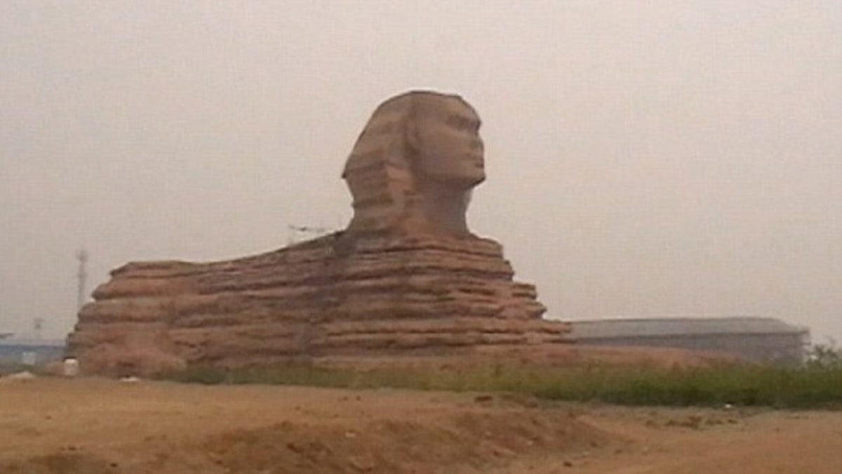 Egypt’s Great Sphinx of Giza appears in Chinese village | Fox News