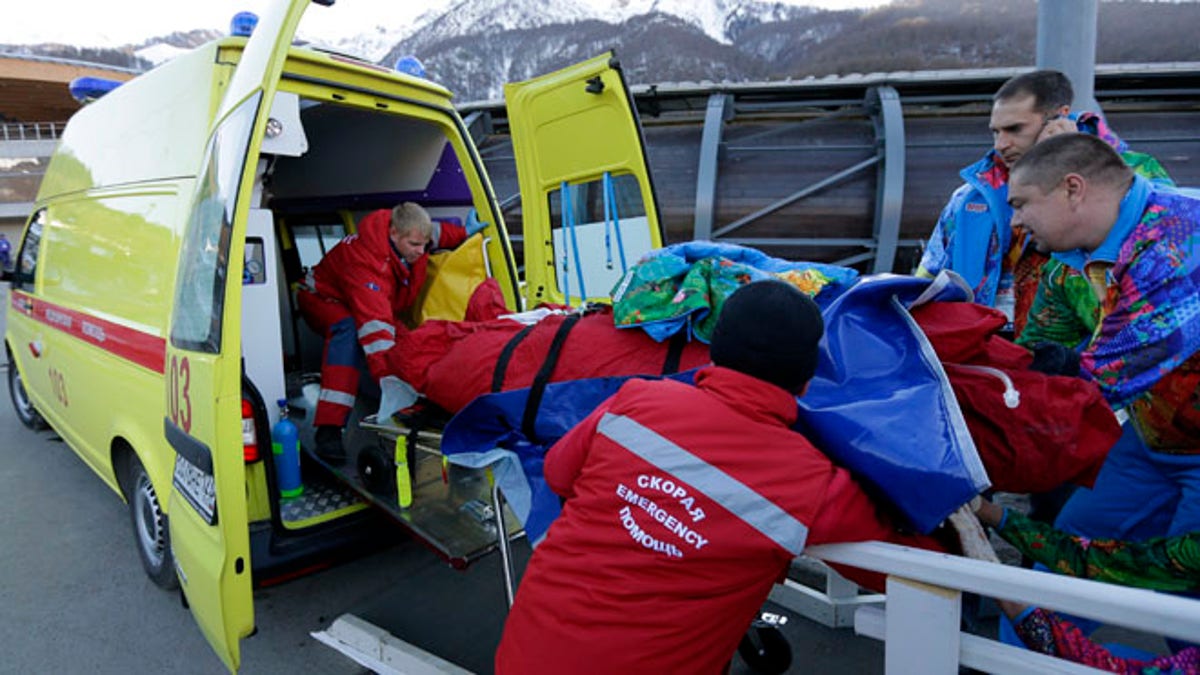 Russian worker hit by bobsled is stable after surgery, Sochi organizers ...