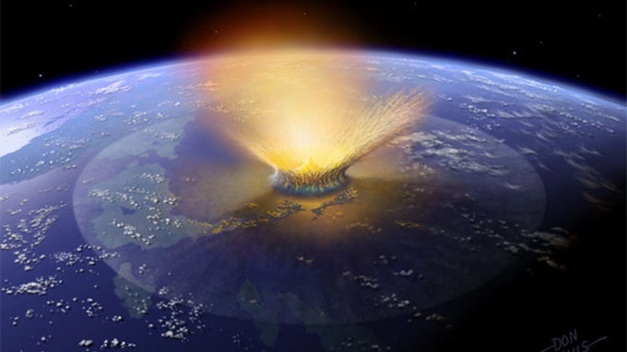 asteroid impact prank