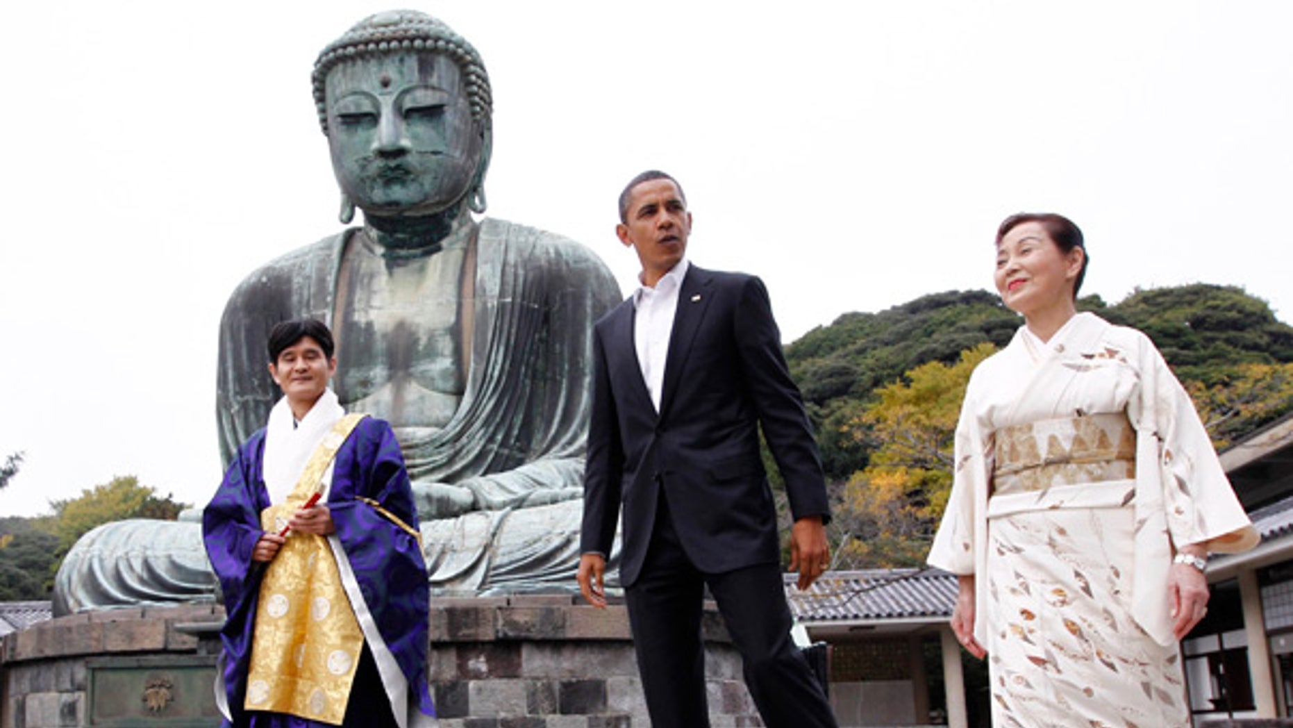 Obama Makes Return Visit to Buddha Statue | Fox News